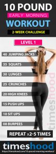Lose Upto 10-Pound With This Early Morning Workout - TIMESHOOD