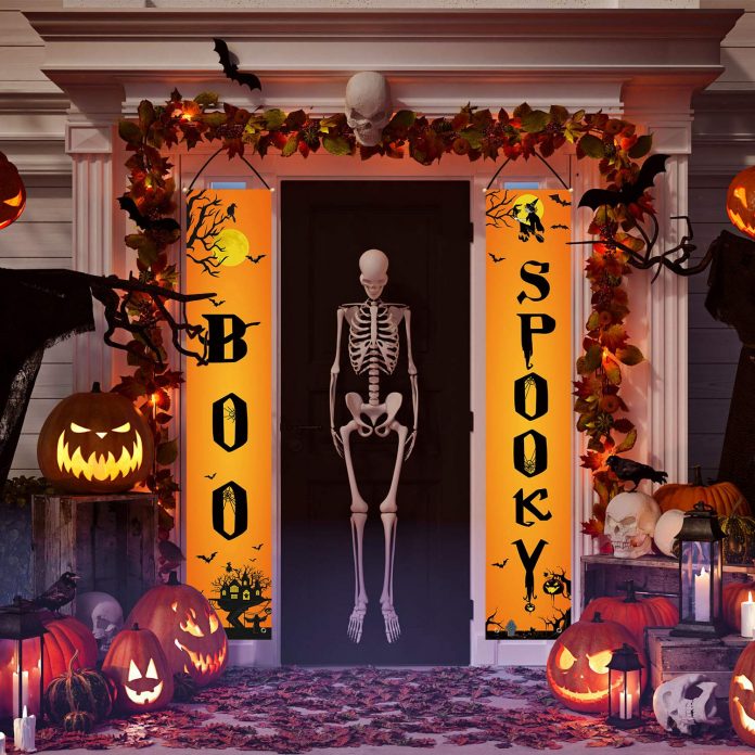 12 Spooky & Scary Halloween Door Decorations Ideas on Amazon - TIMESHOOD