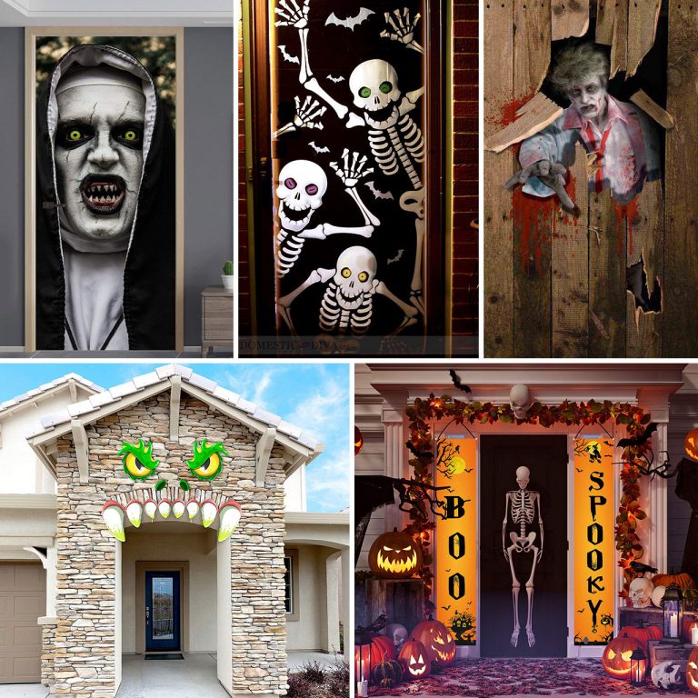 12 Spooky & Scary Halloween Door Decorations Ideas on Amazon - TIMESHOOD